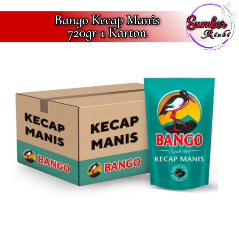 Jual Bango Kecap Manis 720gr 1 Karton (12 PCS) | Shopee Indonesia