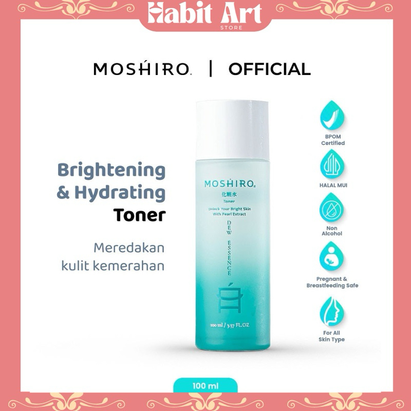 Jual Moshiro Dew Essence Soothing Toner Skin Barrier 100 ml | Shopee ...