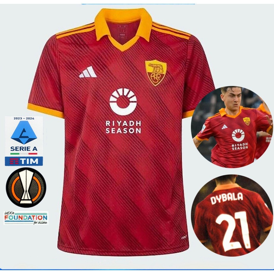Jual Jersey Bola Grade Original Asroma 4th Fourth 2024/2025 | Shopee ...