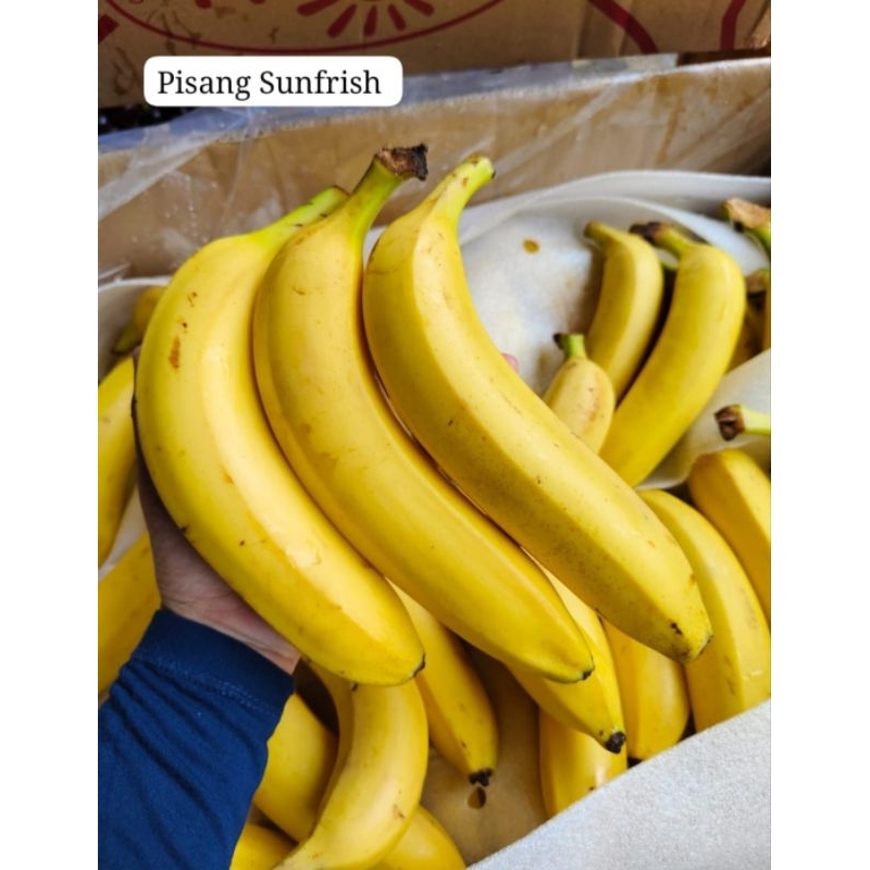 Jual buah pisang sun prize 1kg manis segar | Shopee Indonesia