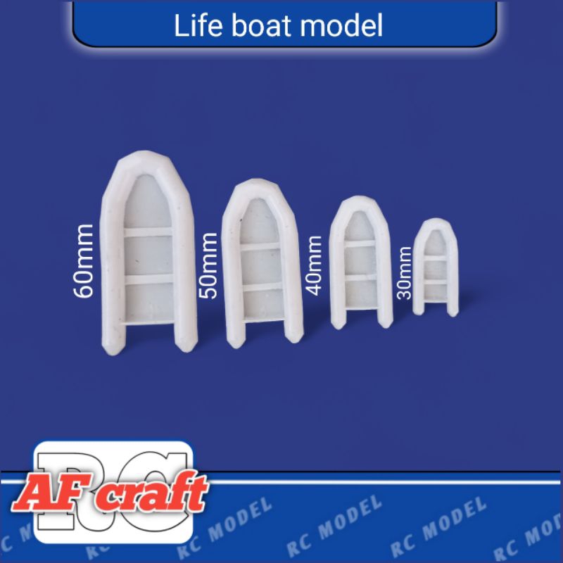 Jual life boat model miniatur kapal aksesoris high quality | Shopee ...