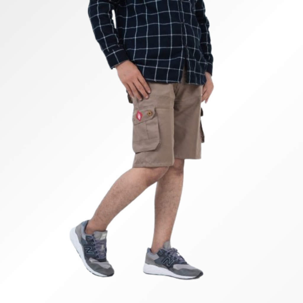 Jual Celana Cargo Pendek Pria Kasual Kargo Kimpol Polos Size 27 - 38 ...