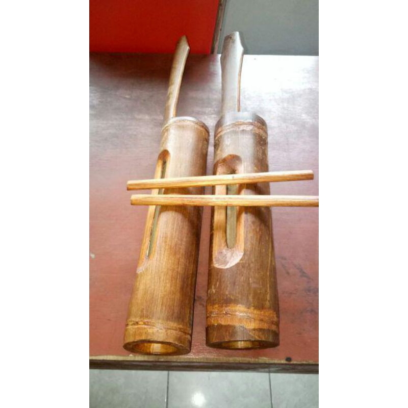 Jual Kentongan bambu pos ronda/alat musik tradisional | Shopee Indonesia