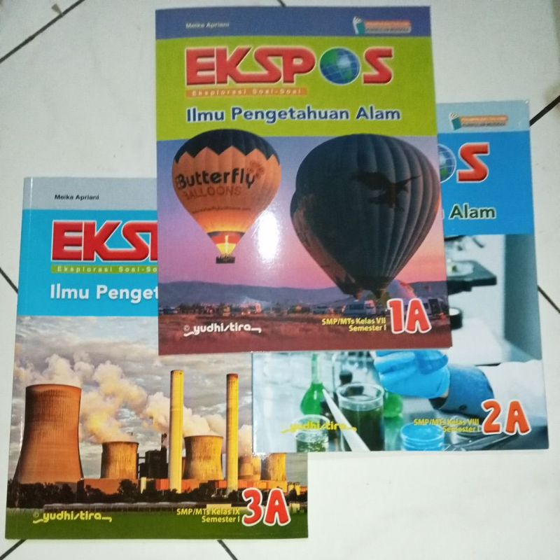 Jual EKSPOS IPA Kelas 1A, 2A, 3A SMP/MTs - Kurikulum Merdeka | Shopee Indonesia