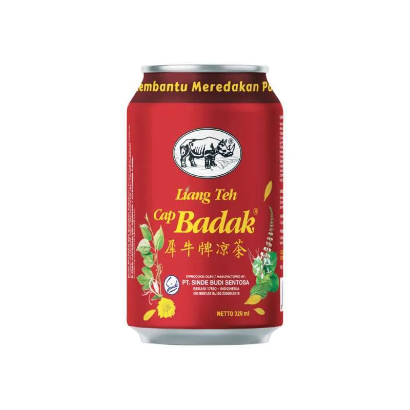 Jual Liang Teh Cap Badak Kaleng 320 ml - Meredakan Panas Dalam | Shopee ...