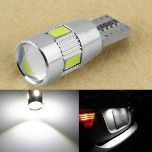 Jual Lampu Depan Mobil Headlamp LED SMD 5630 T10 W5W Cool White 2 PCS - White | Shopee Indonesia
