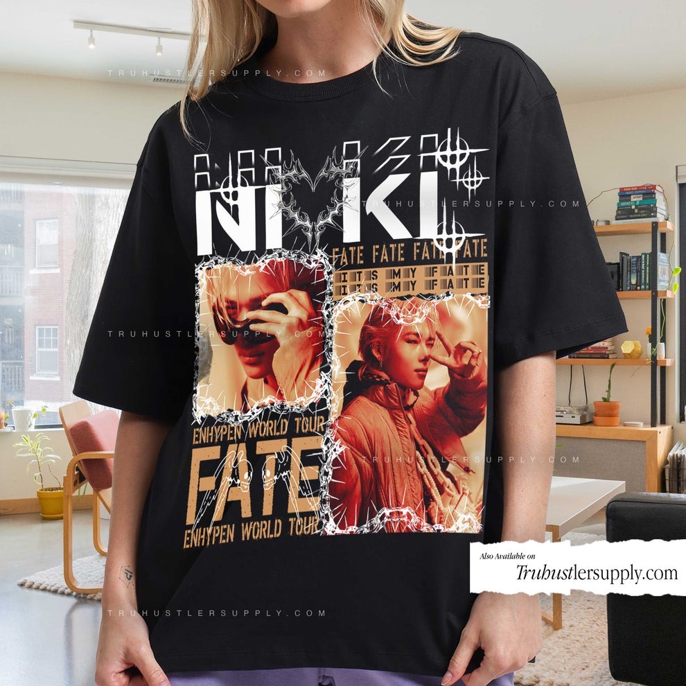 Jual KAOS ENHYPEN NIKI-JUNGWON-HEESUNG-JAY BOOTLEG HITAM, PUTIH DTG M,L ...