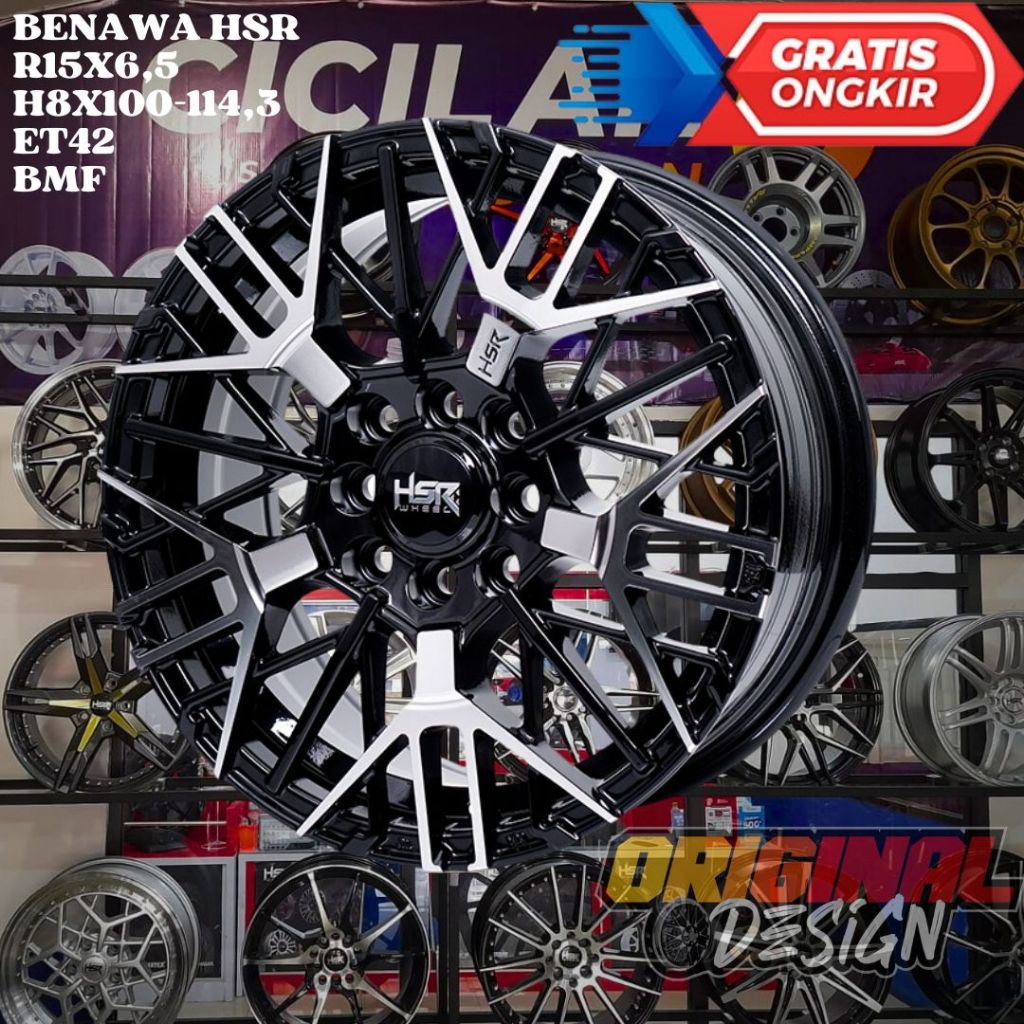 Jual Velg Mobil Ring 15 R15 HSR BENAWA UNTUK AVANZA , BRIO , EVALIA , CALYA | Shopee Indonesia