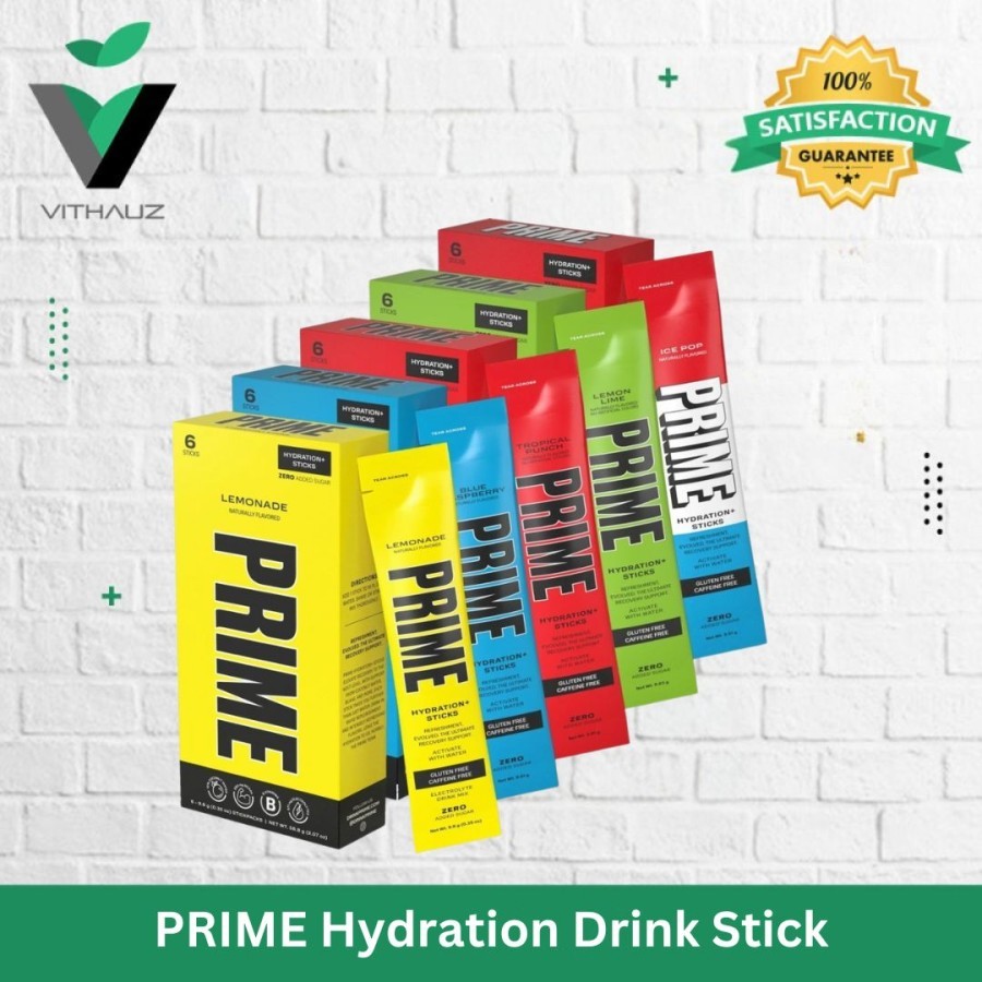 Jual PRIME Hydration Drink Stick KSI LOGAN PAUL ORIGINAL USA | Shopee ...