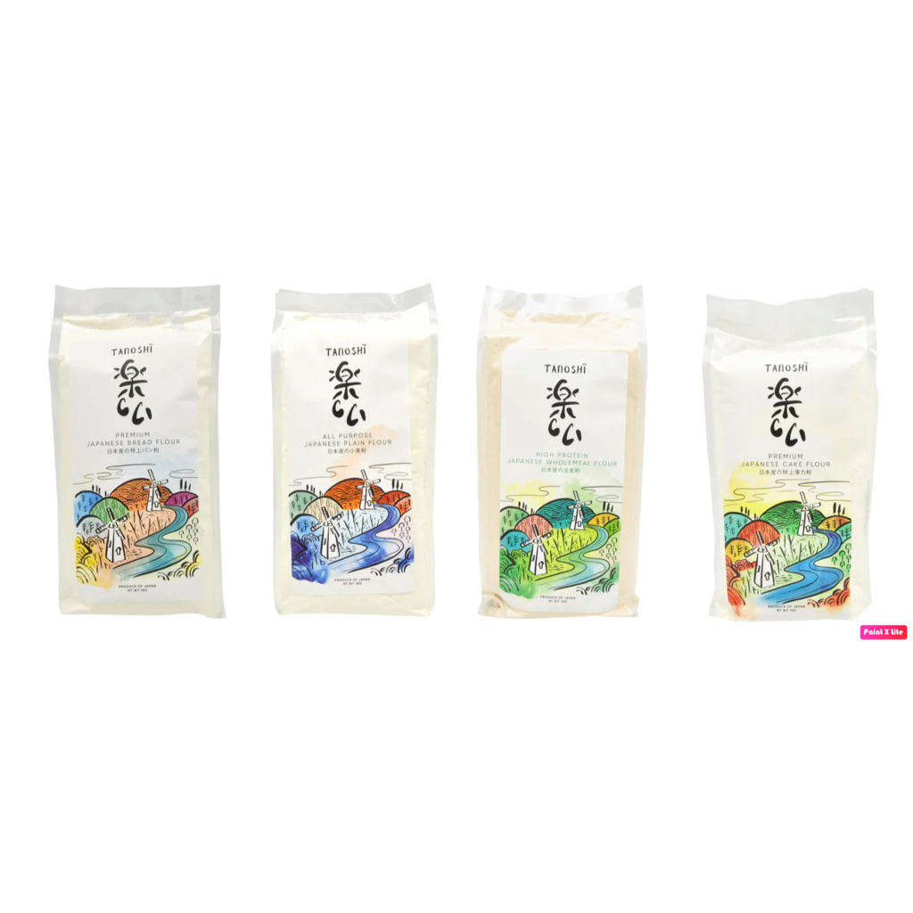 Jual Tanoshi Premium Japanese Bread All Purpose Wholemeal Cake Flour ...