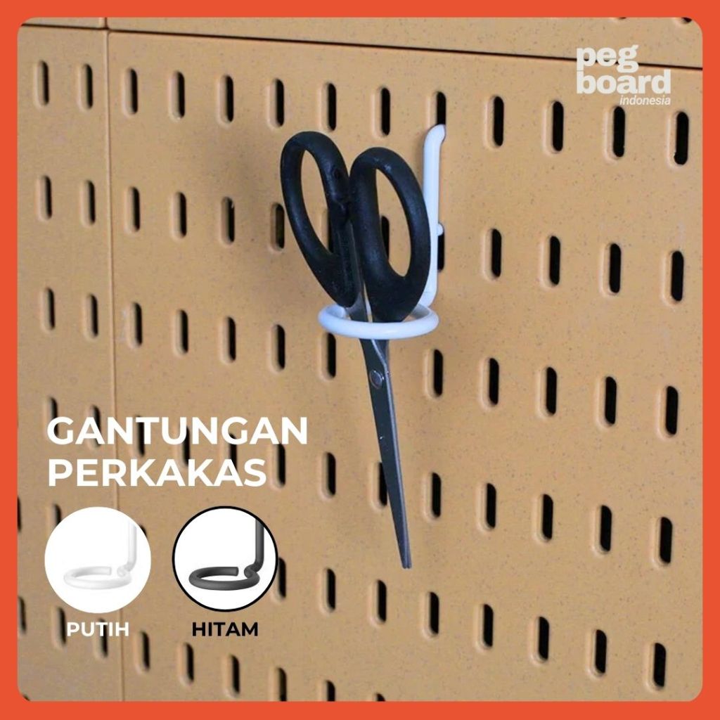Jual Perkakas pengait gantungan asesoris papan lubang Pegboard/pengait ...