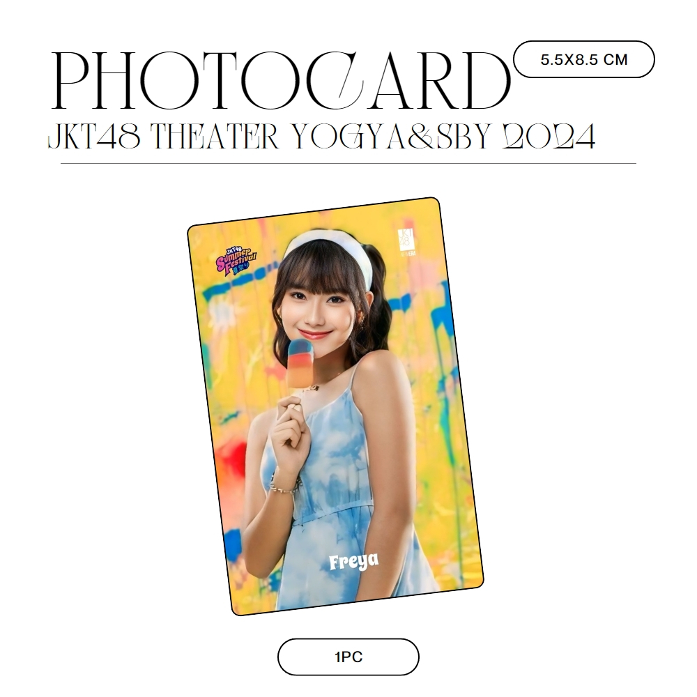 Jual PHOTOCARD JKT48 SUMMER FESTIVAL (HARGA 1 PCS + LAMINASI 2 SISI ...