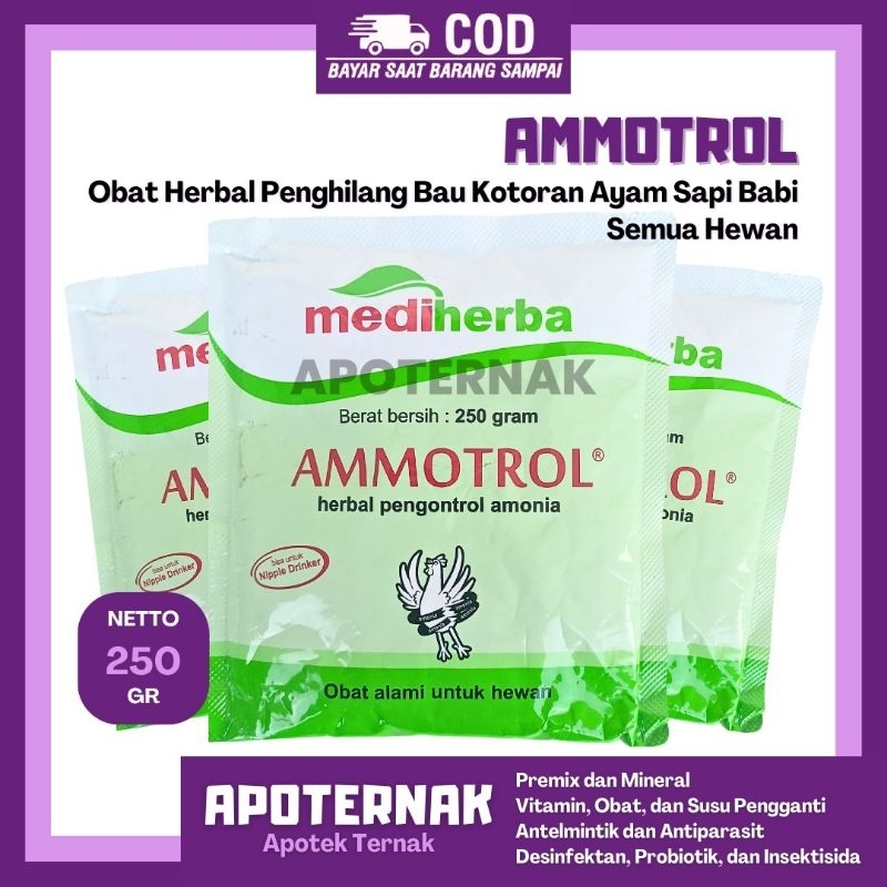 Jual AMMOTROL 250 GRAM MEDION - Obat Herbal Penghilang Bau Kotoran Ayam ... Jual AMMOTROL 250 GRAM MEDION - Obat Herbal Penghilang Bau Kotoran Ayam ...
