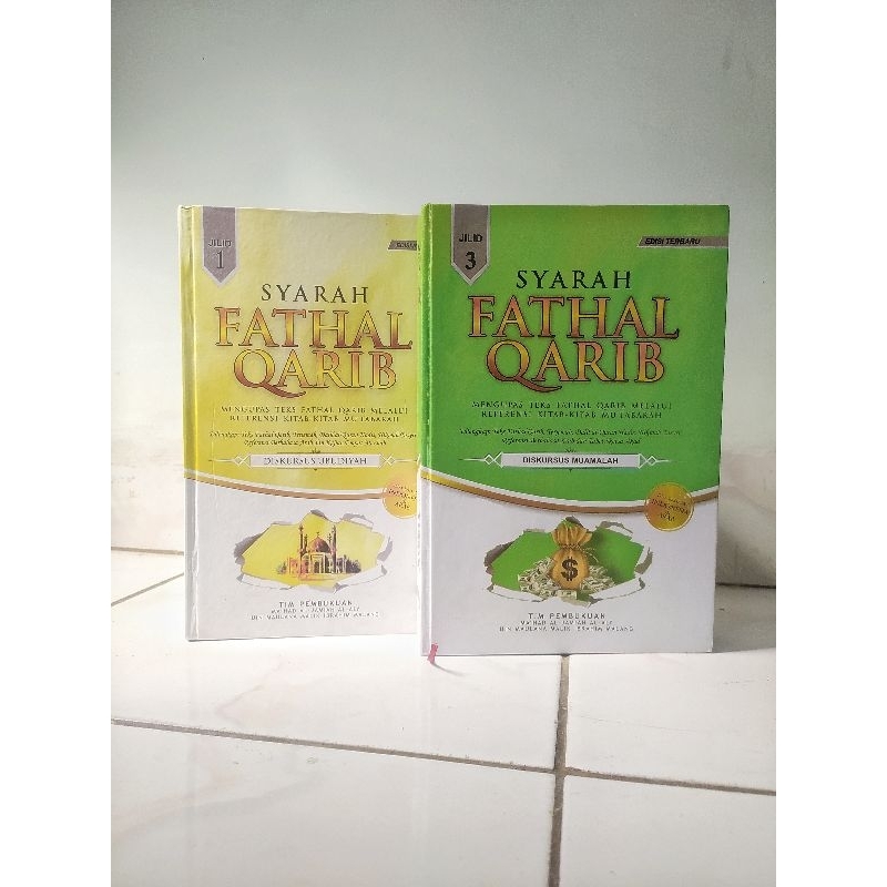 Jual PAKET JILID 1 dan 3 TERJEMAH KITAB FATHUL QORIB UBUDIYAH MUAMALAH DENGAN SYARAH PALING ...