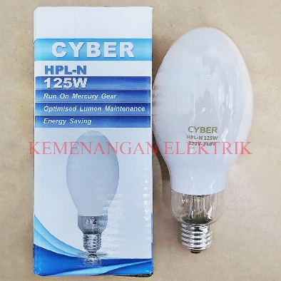 Jual LAMPU MERCURY HPL / HPL-N / HPLN 125W 125WATT E27 BOLA LAMPU JALAN / CYBER LAMPU MERCURY ...