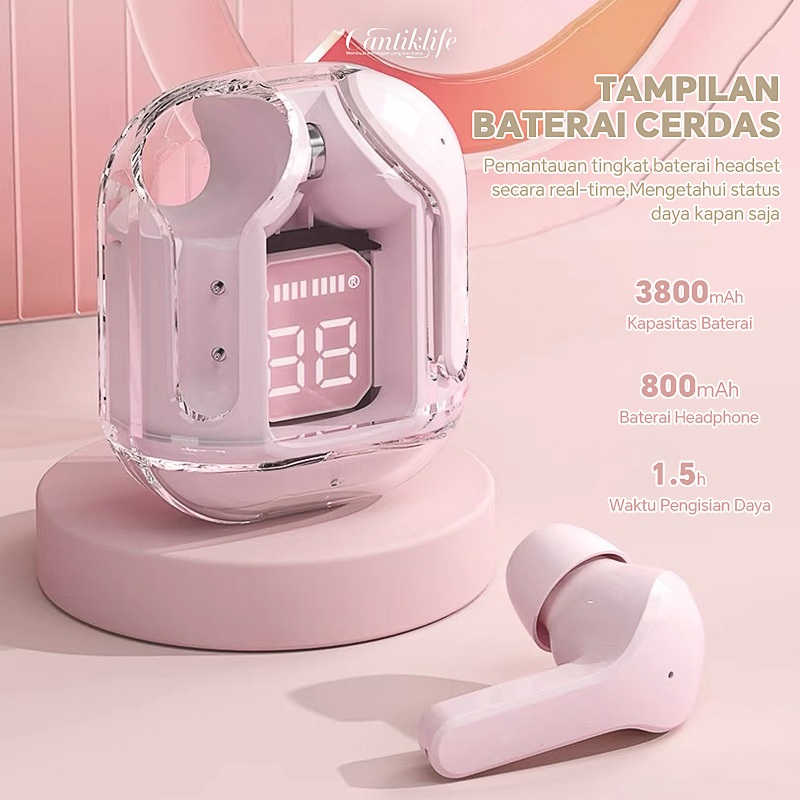 Jual TWS Air Bluetooth 5.3 Headset Nirkabel dengan Mikrofon Stereo ...