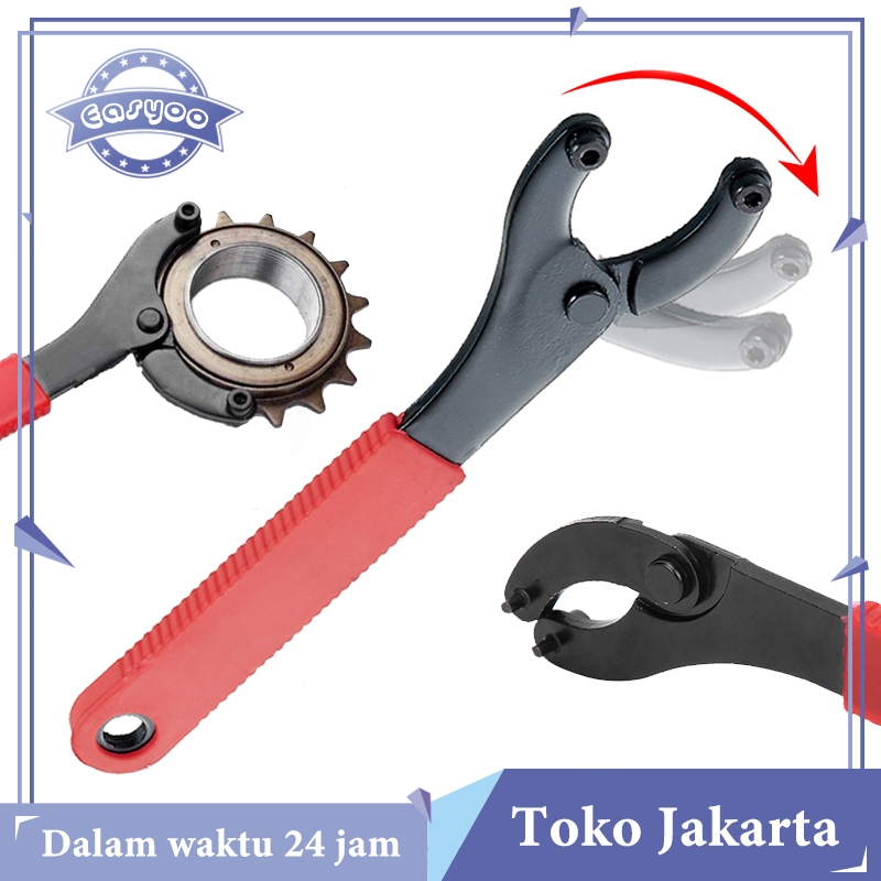 Jual Kunci Y Sepeda Pembuka Sprocket Freewheel Kunci Y Adjustable Axis ...