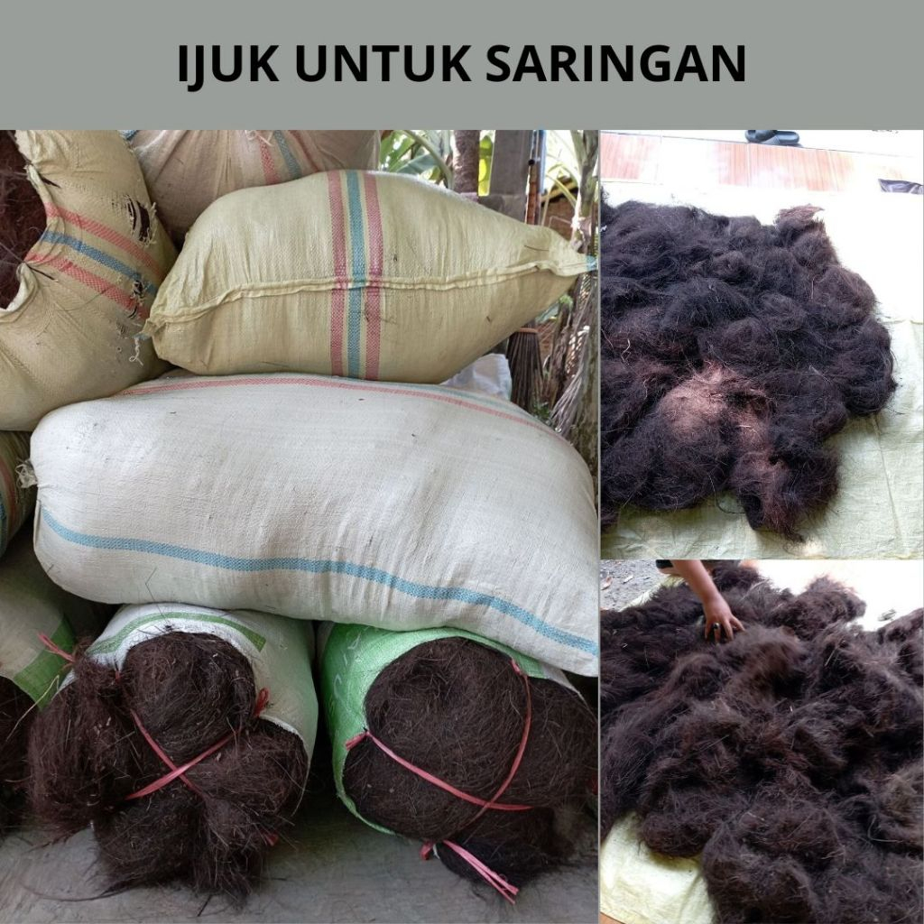 Jual 10 KG Ijuk untuk Filter Air Kolam, Injuk Saringan Air Sumur ...