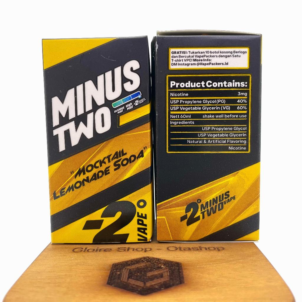 Jual Liquid Minus Two V2 Super Frosty MOCKTAIL 60ML by Ora Brewery Vape | Shopee Indonesia