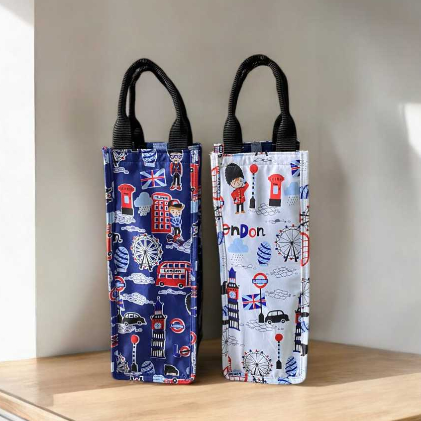 Jual Tas botol 2 liter size 12 x 12 x 33 cm lapis furing motif kartun ...