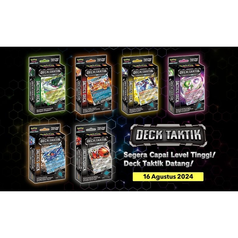 Jual Starter Deck Taktik Pokemon Indonesia Charizard ex Gardevoir ex Miraidon ex Meowscarada ex ...