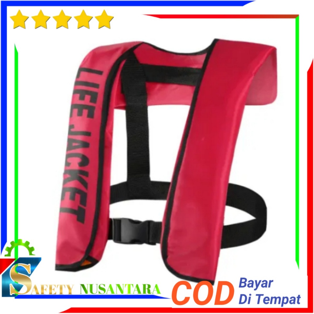 Jual Inflatable Life Jacket Otomatis Rompi Pelampung Life Jacket Co2 ...