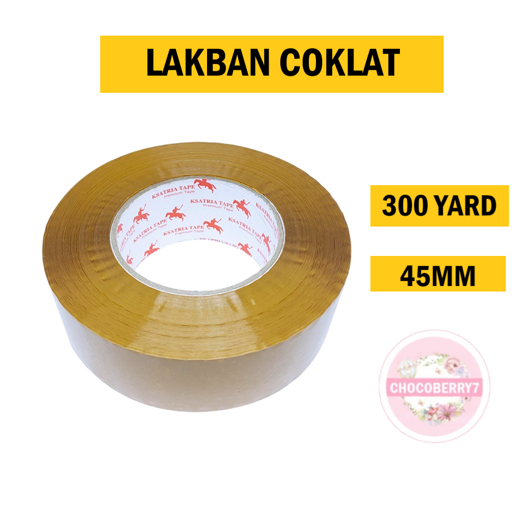 Jual Lakban OPP Tape / Lakban Coklat / Bening / Fragile Unboxing Video Tape 300 Yard 72 Yard 45 ...