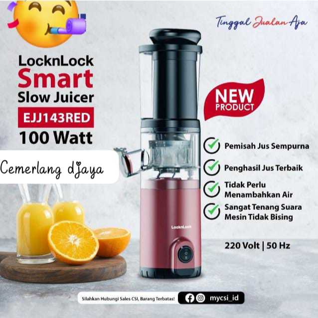 Jual Lock N Lock SLow Juicer Smart Locknlock Smart Slow Juicer Pemisah ...