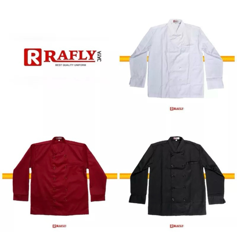 Jual Chef Jacket - Baju Koki Lengan Panjang Pria Wanita - Baju Cook ...