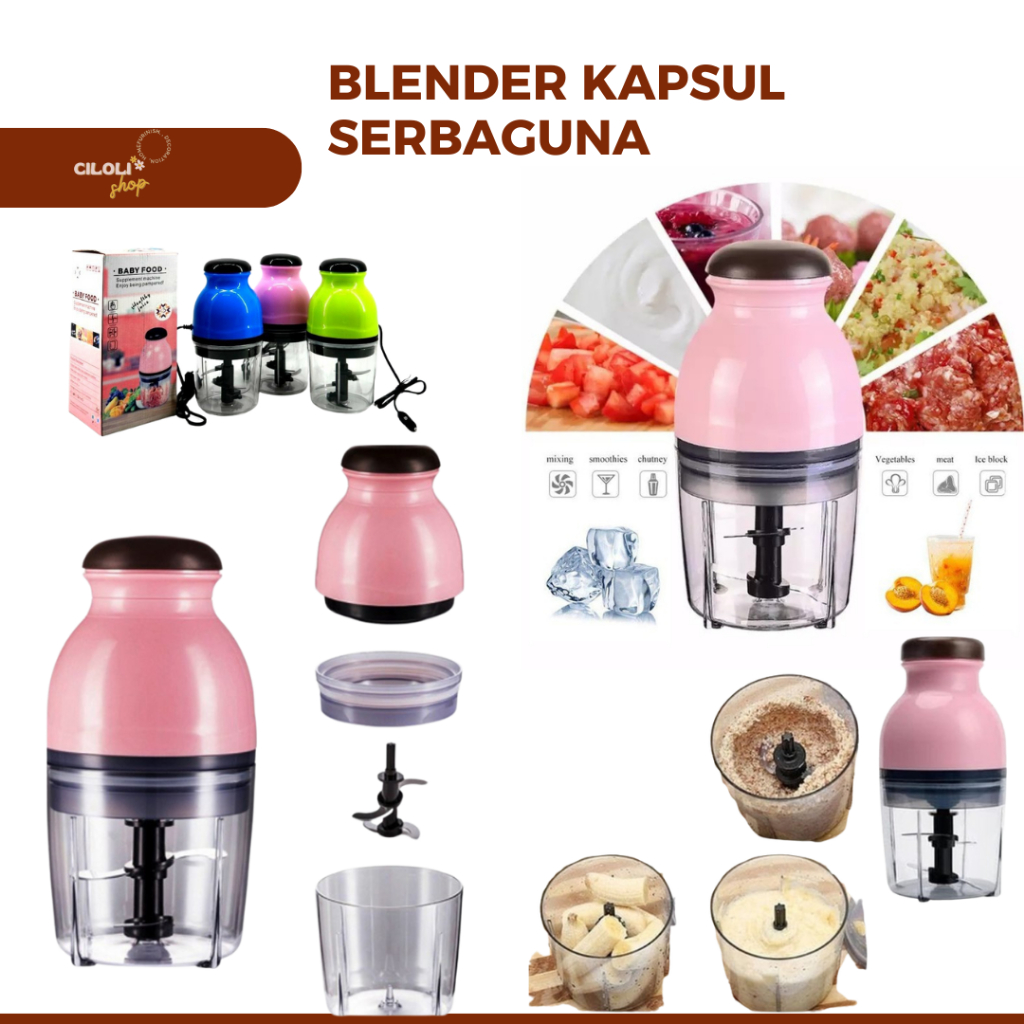 Jual BLENDER Serbaguna Blender Kapsul Pencacah Sayur Buah Mesin Blender ...