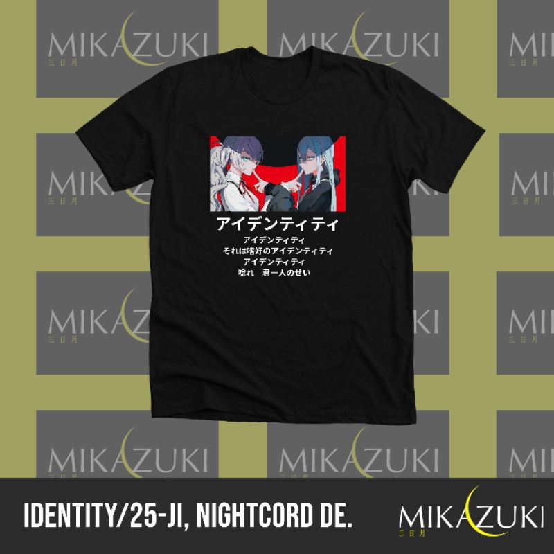 Jual Mikazuki T-Shirt Kaos Game - IDENTITY / 25-ji, Nightcord de / 25ji ...