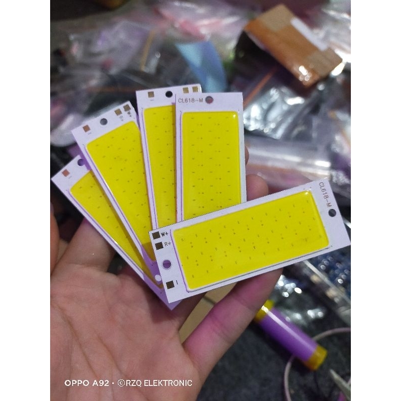 Jual DIY Lampu Led Cob Dc 3-4v Nyala Putih Terang Pcb Alumunium Bahan JT , Aquascape & Dekorasi ...