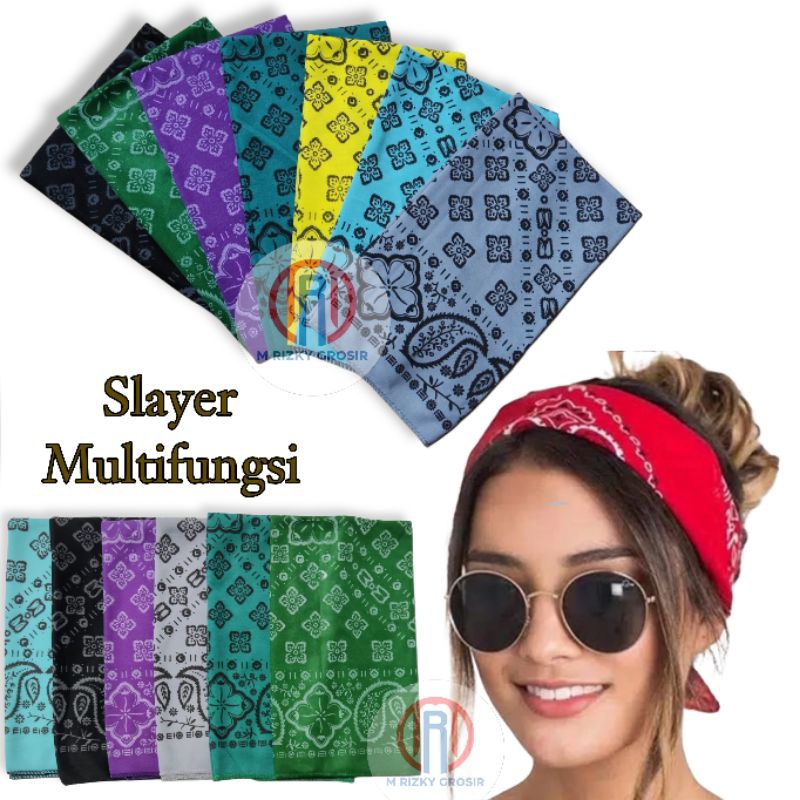 Jual Masker Slayer Bandana/Slayer Batik Multifungsi/Scarf/Heandband ...