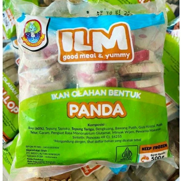 Jual ilm panda 500gr/ikan olahan bentuk panda | Shopee Indonesia