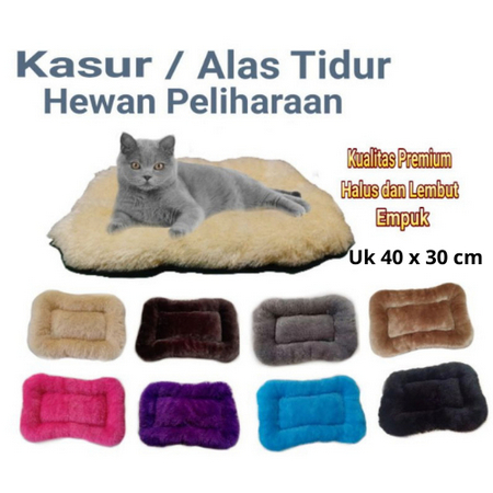 Jual Kasur Kucing Alas Bulu Rasfur Tebal Pet Bed Alas Tempat Tidur ...