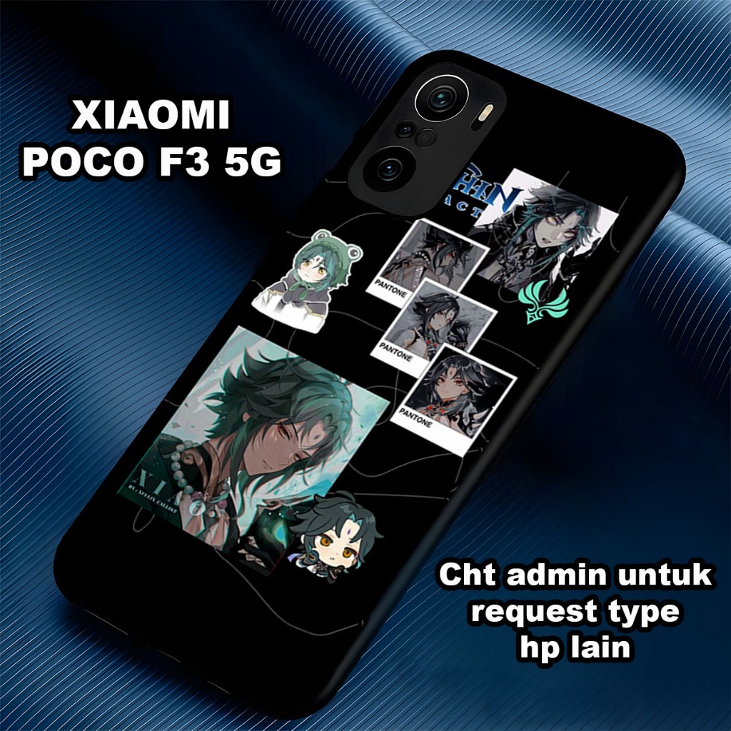 Jual Softcase glossy kilau utk HP XIAOMI POCO F3 5G Motif Anime Genshin ...