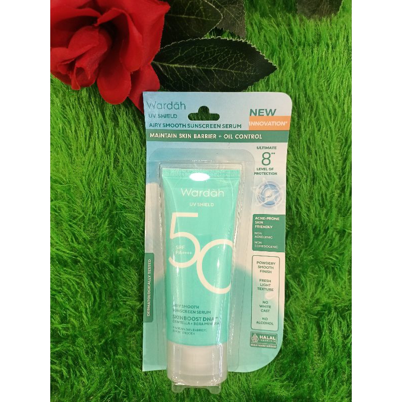 Jual Wardah UV Shield Airy Smooth Sunscreen SPF 50 PA ++++ | Shopee ...