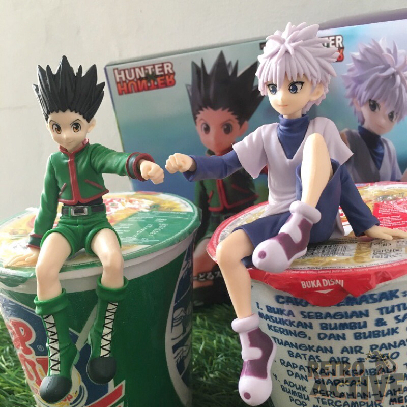 Jual gon and killua noodle stopper figure ramen topper | Shopee Indonesia
