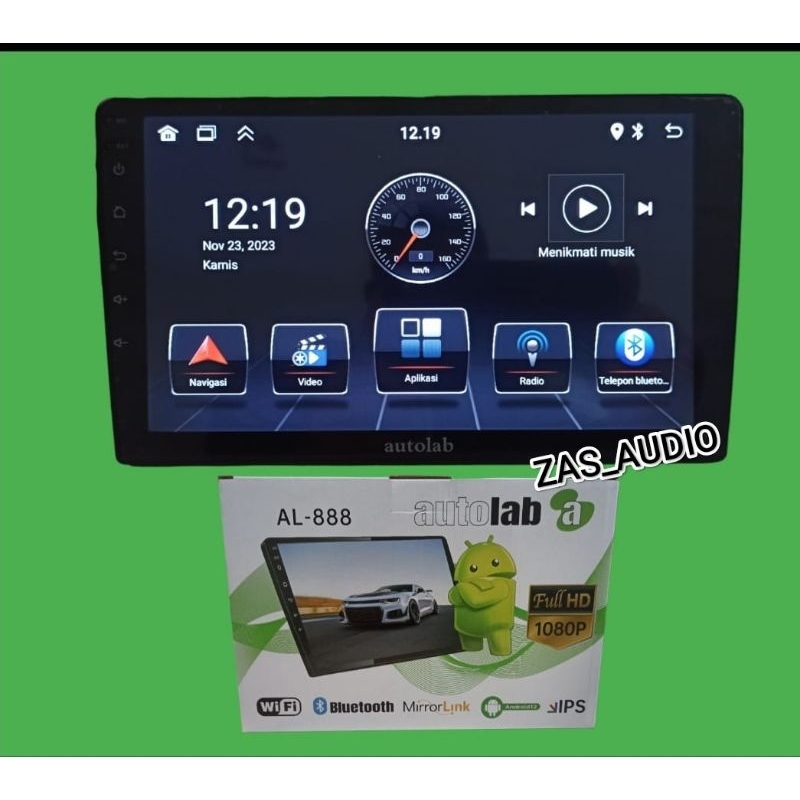 Jual Head unit android autolab 9 in ram 4/64 gb Qled video out | Shopee Indonesia