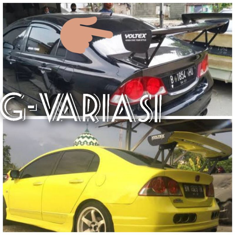 Jual gt wings voltex spoiler voltex universal | Shopee Indonesia