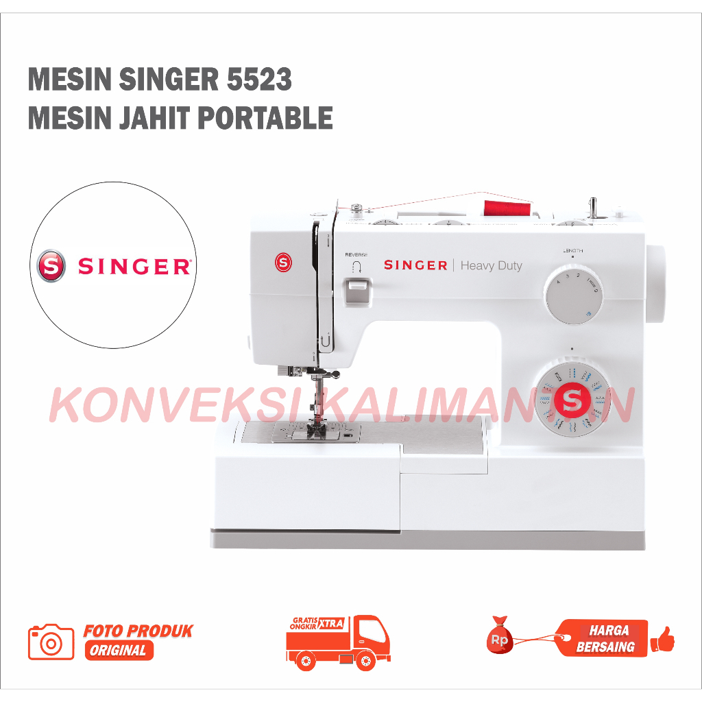 Jual MESIN JAHIT SINGER SCHOLASTIC SERIES 5523 / MESIN JAHIT SINGER PORTABLE | Shopee Indonesia