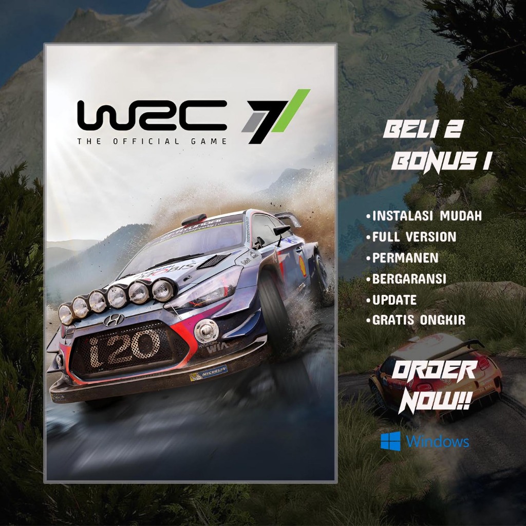 Jual WRC 7 FIA World Rally Championship | GAME PC - LAPTOP | Shopee Indonesia