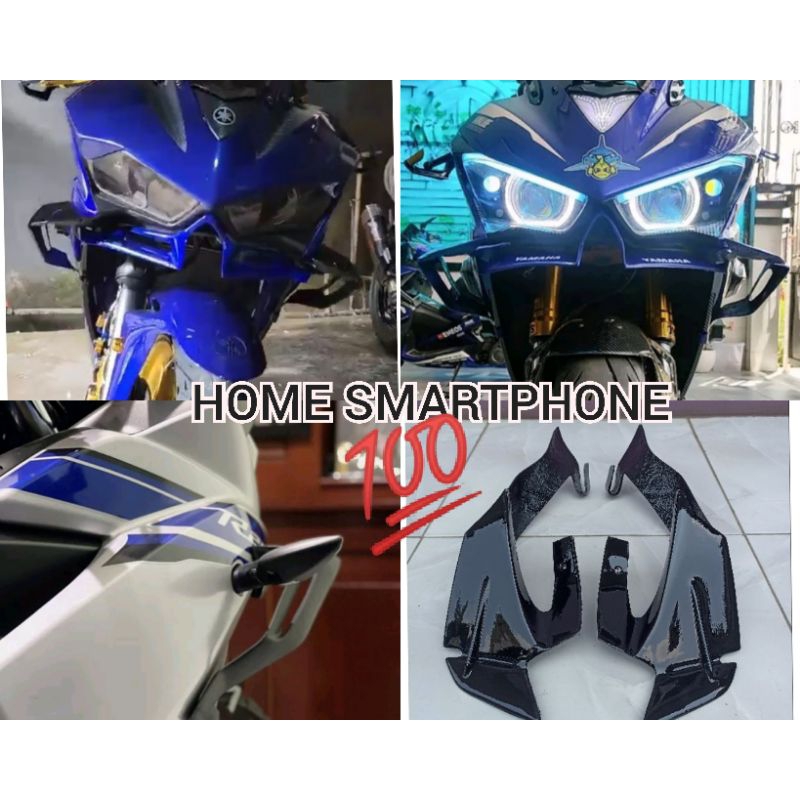 Jual Aero Fairing Winglet Yamaha R25 v1 custom model BMW | Shopee Indonesia