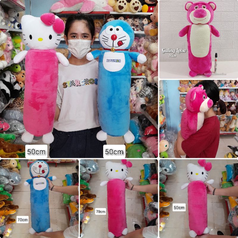 Jual GULING BONEKA KARAKTER DORAEMON HELLO KITTY LOTSO | Shopee Indonesia