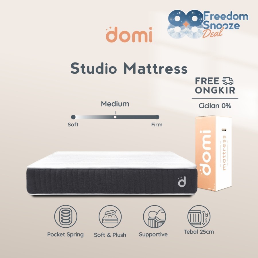 Jual Domi Studio Mattress - Kasur Pocket Spring Bed Motion Isolation ...