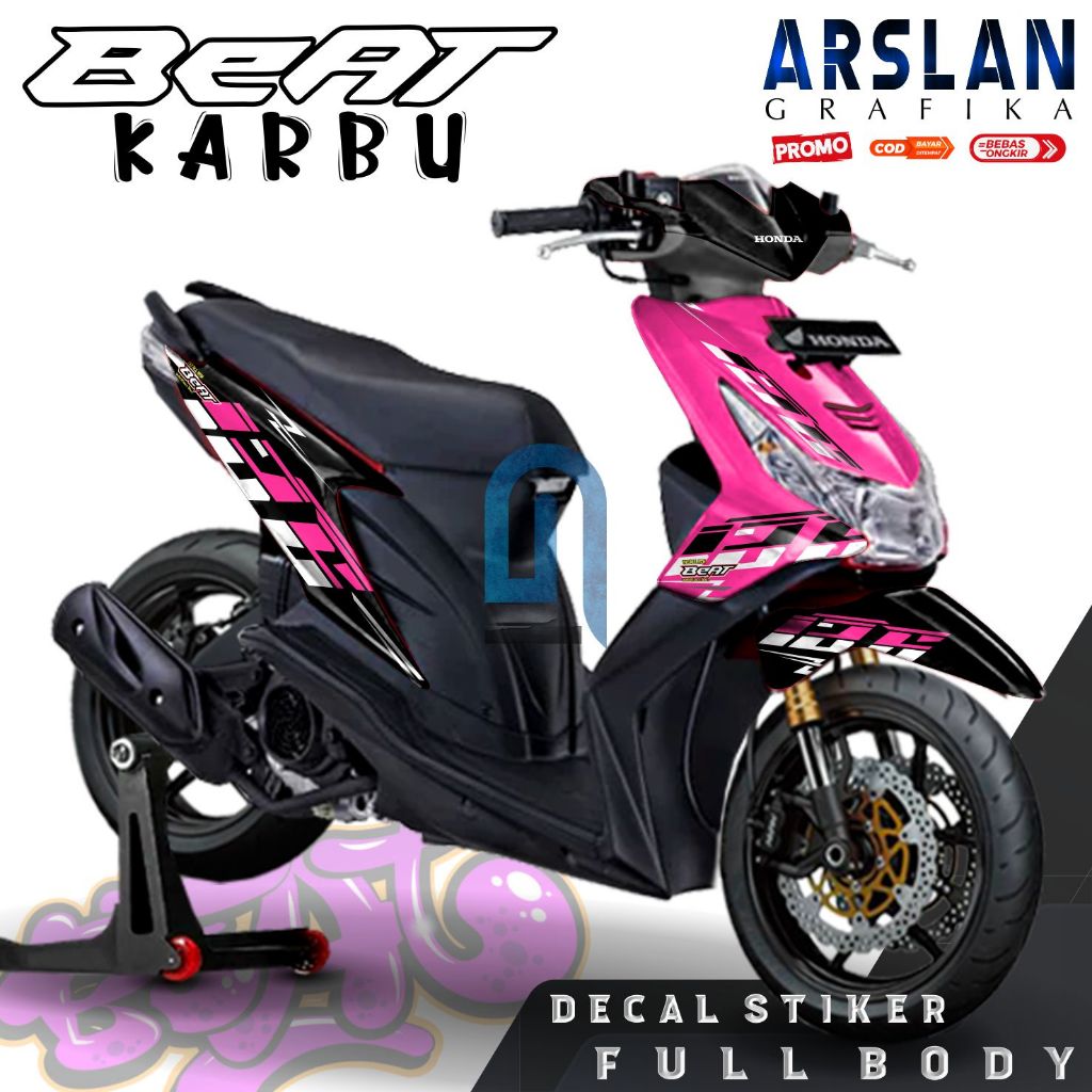 Jual Decal Beat Karbu Full Body Stiker Beat Karbu Full Body Variasi ...