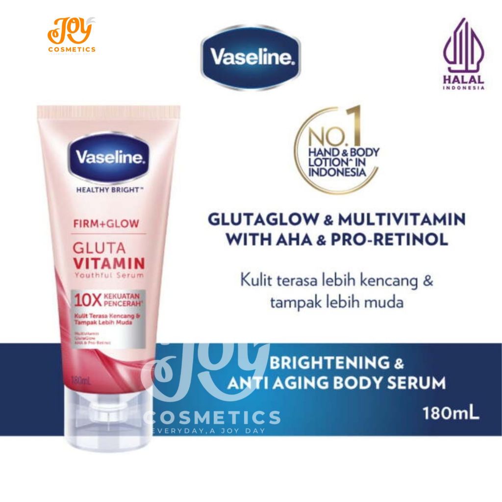 Jual VASELINE SOFT GLOW GLUTA VITAMIN SPF 20 BODY SERUM NIACINAMIDE ...