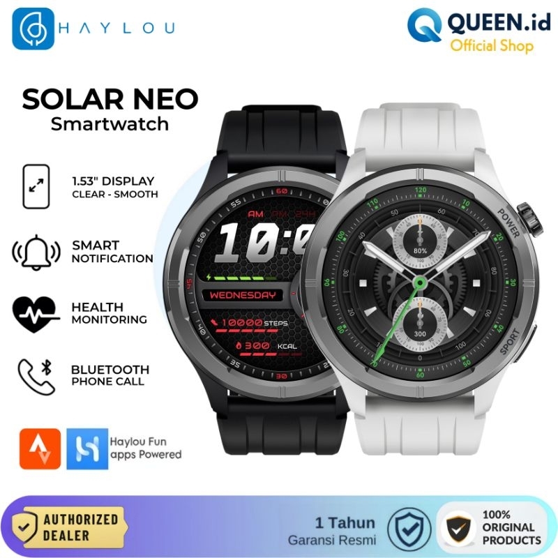 Jual Haylou SOLAR NEO Smartwatch 1.53" HD Display Bluetooth Call Smart ...