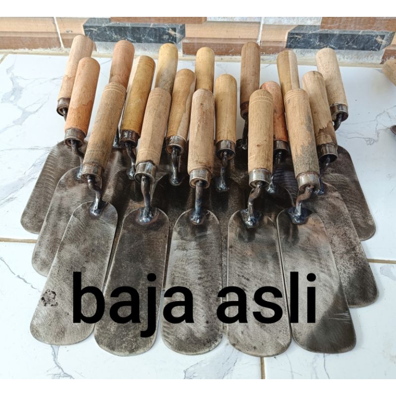 Jual sendok batu baja asli/sendok semen | Shopee Indonesia