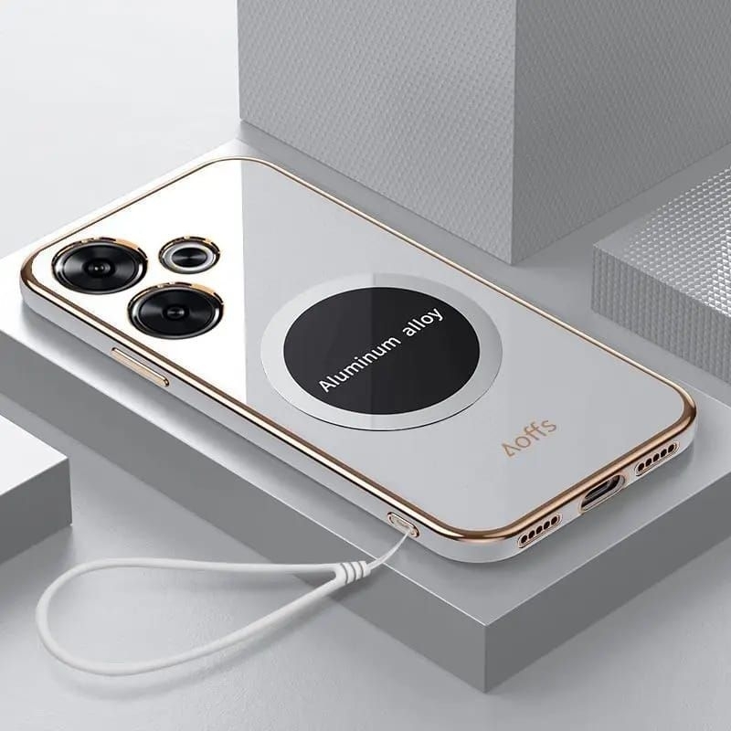 Jual Xiaomi POCO F6 Softcase Silicon Alumunium Alloy MagSafe Back Cover ...